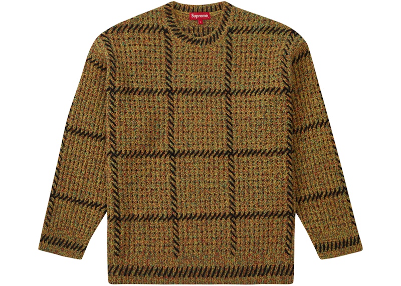 Buy Supreme Quilt Stitch Sweater Yellow - Novelship
