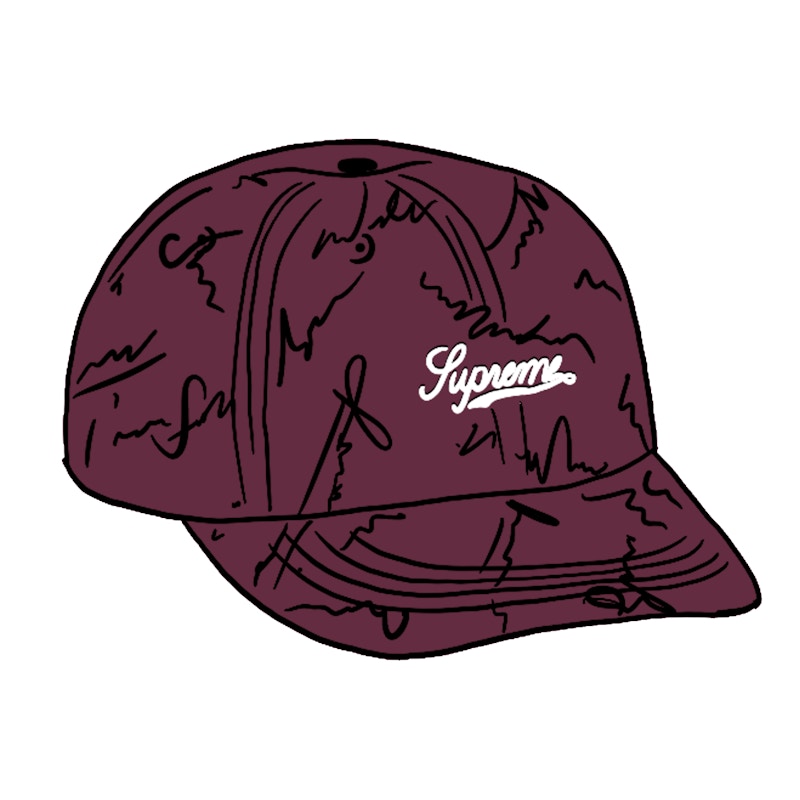 Supreme Script Logos 6-Panel Purple 구매하기 - 노블쉽