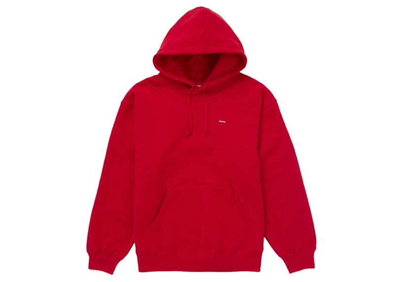 Beli Supreme Small Box Hooded Sweatshirt (FW24) Red - Novelship
