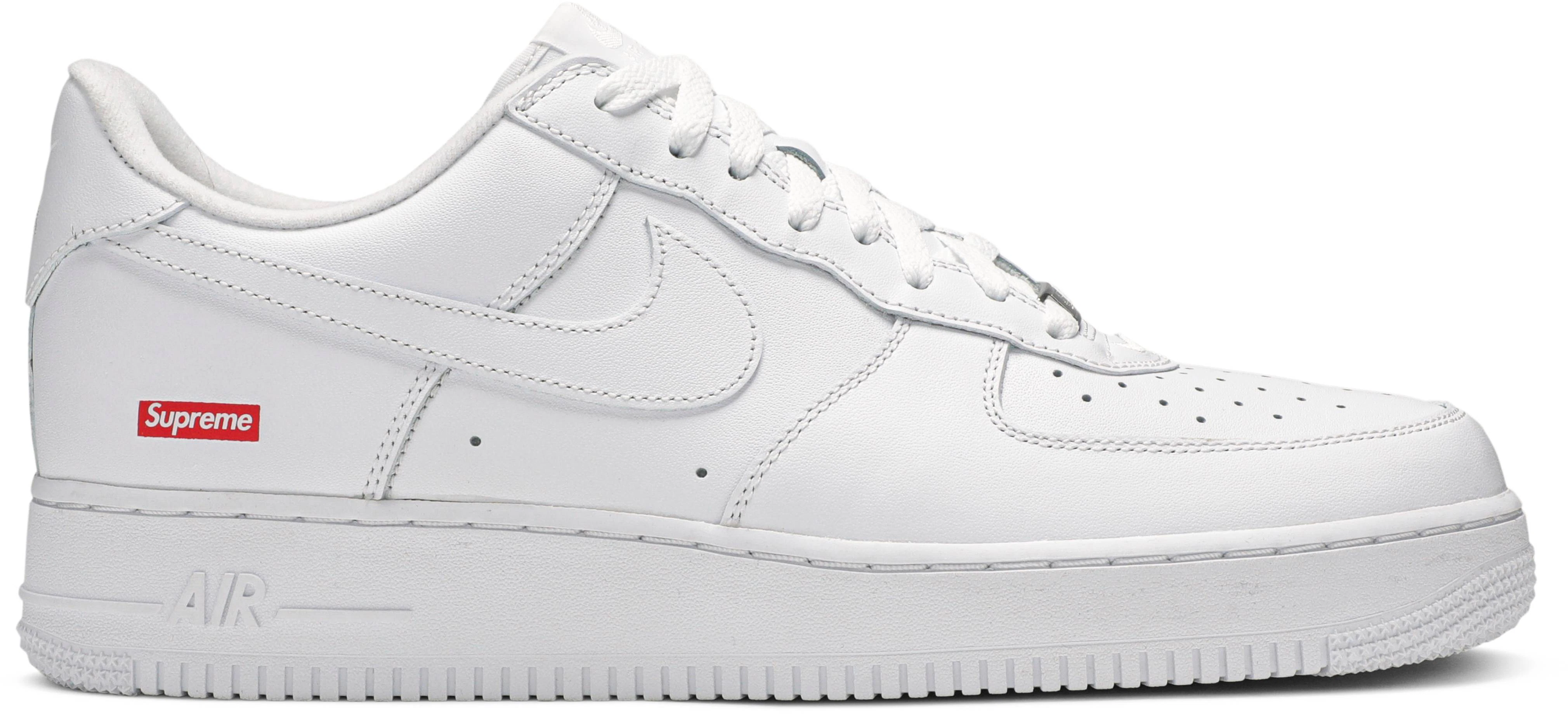 Buy Supreme x Nike Air Force 1 Low 'Box Logo - White' CU9225-100 ...