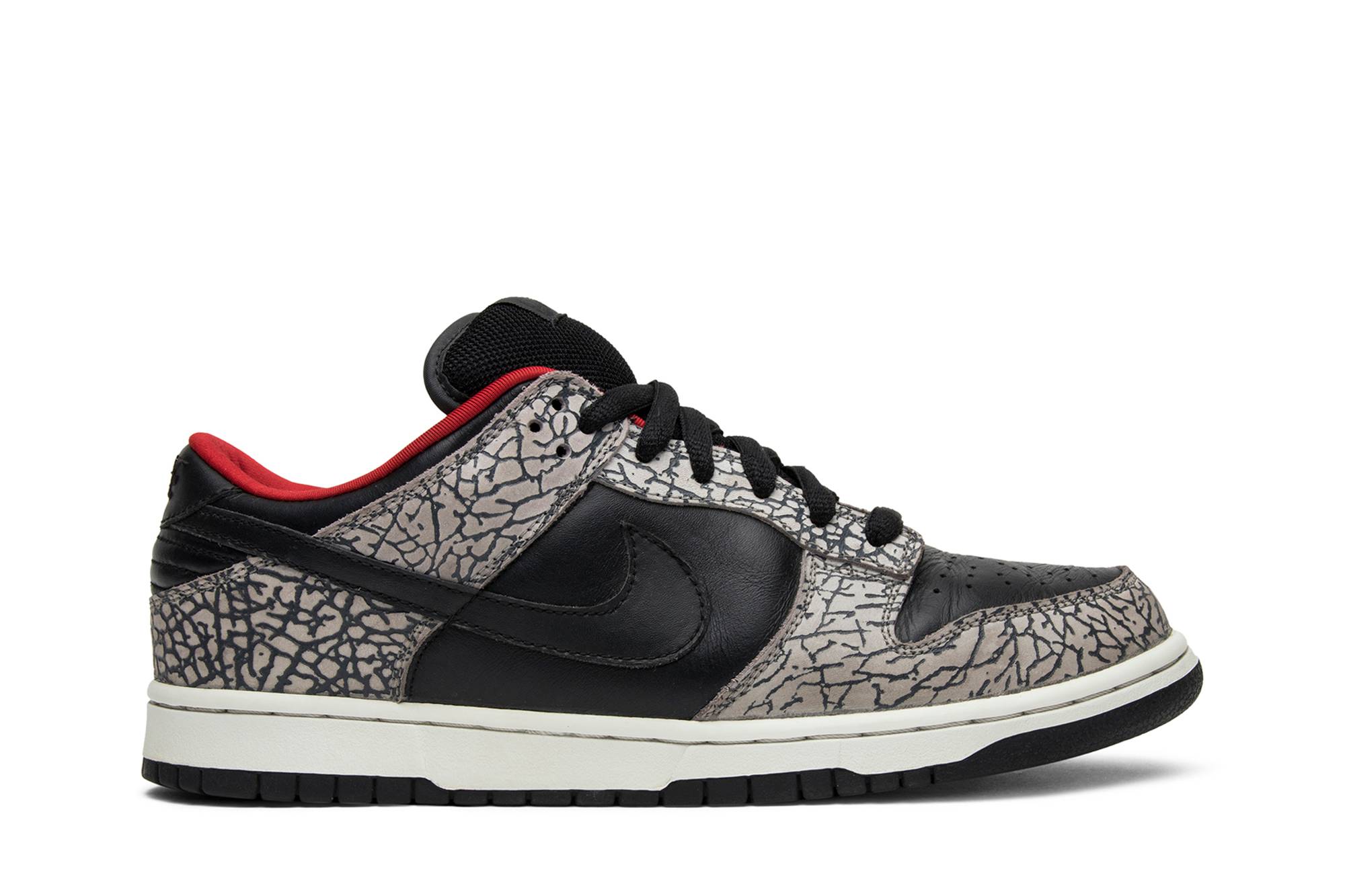 Supreme x Nike SB Dunk Low Pro 'Black Cement' 304292‑131 - 304292-131 ...