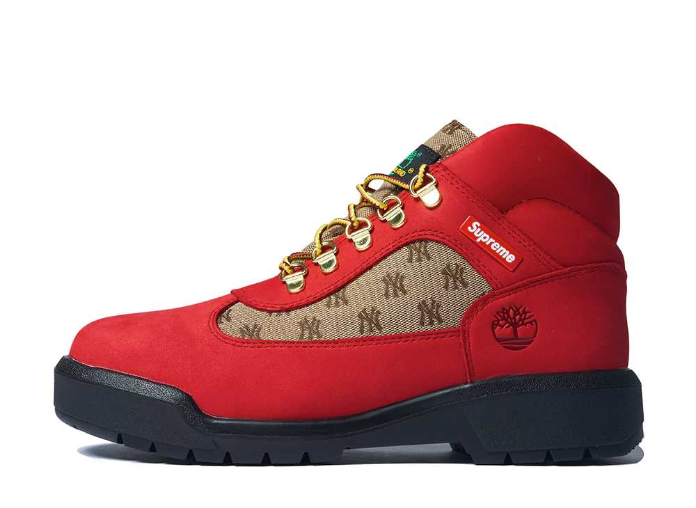 Supreme x Timberland Field Boot 'Red' TB0A5T2F - TB0A5T2F - Novelship