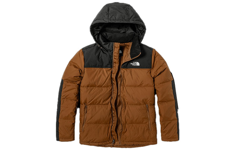 購買 The North Face 都會探險棕色拼接羽絨外套 男款冬季款 NF0A4U82-0M2 - Novelship