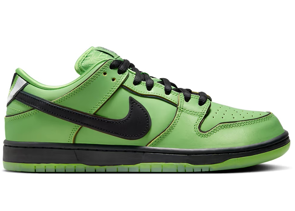 The Powerpuff Girls x Nike Dunk Low Pro SB QS 'Buttercup' FZ8319‑300 ...
