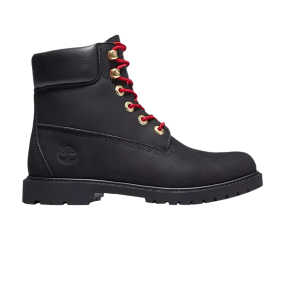 (Women) Timberland 6 Inch Heritage Boot 'Black Red' TB0A2G53-001 ...