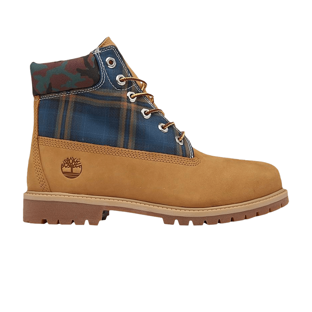 (Grade School) Timberland 6 Inch Heritage Boot Junior 'Camo Plaid ...