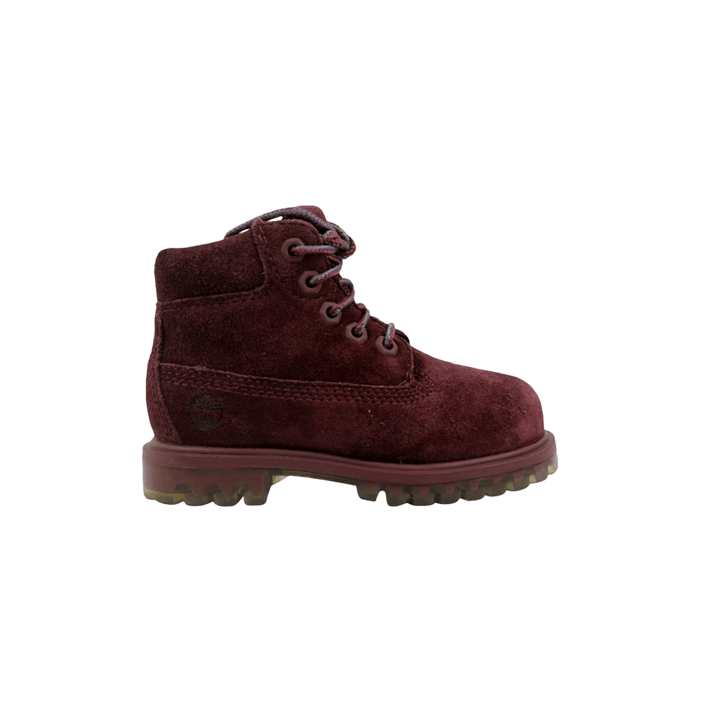 (Toddler) Timberland 6 Inch Premium Suede 'Dark Red' TB0A1BLF ...