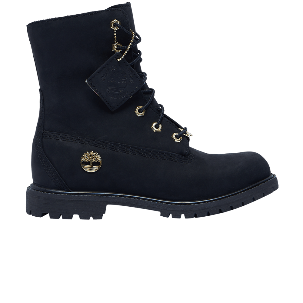 (Women) Timberland Authentic Fleece Fold Down 'Black' TB0A5MP2-001 ...