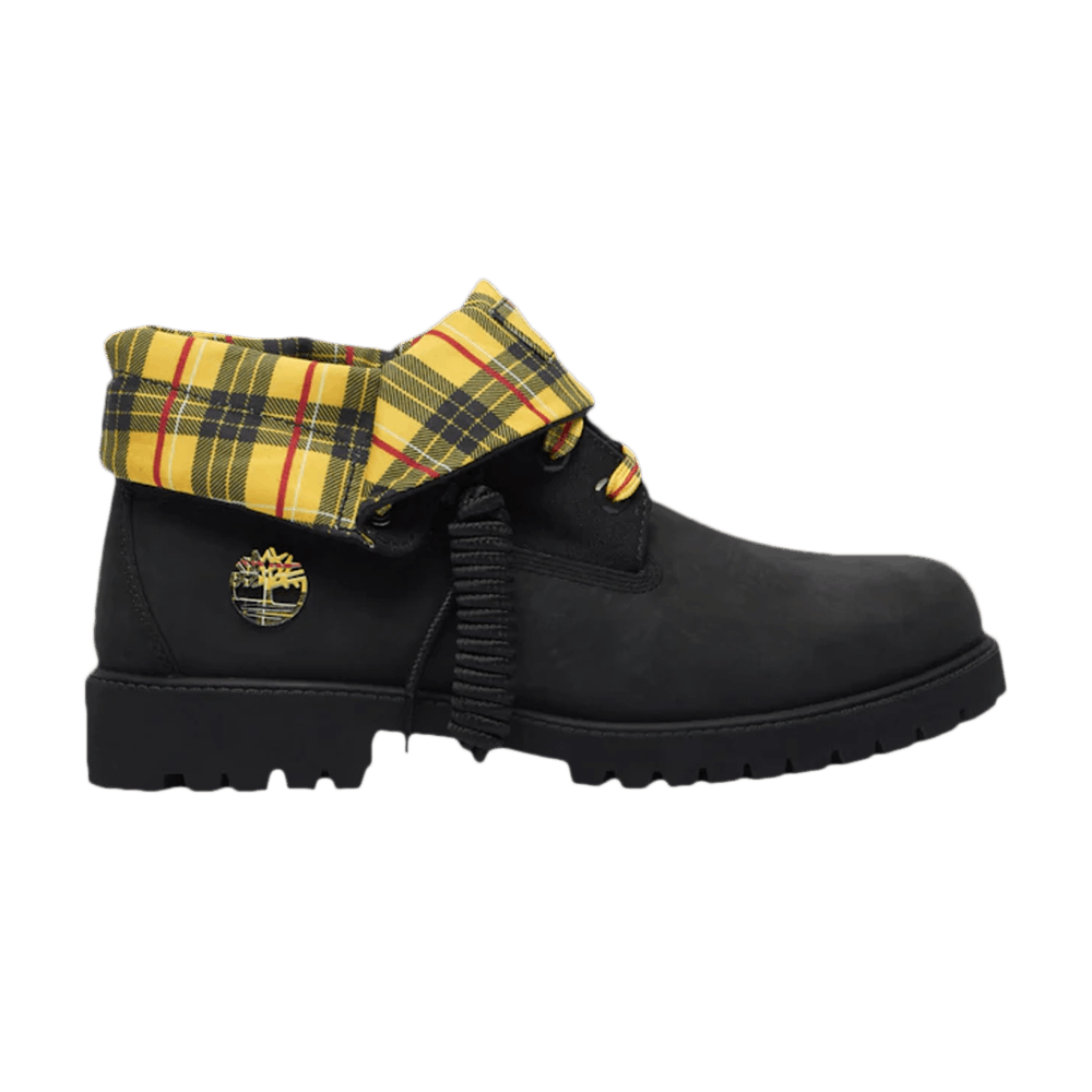 Timberland Roll Top Boot 'Black Plaid' TB0A28R6‑001 - TB0A28R6-001 ...
