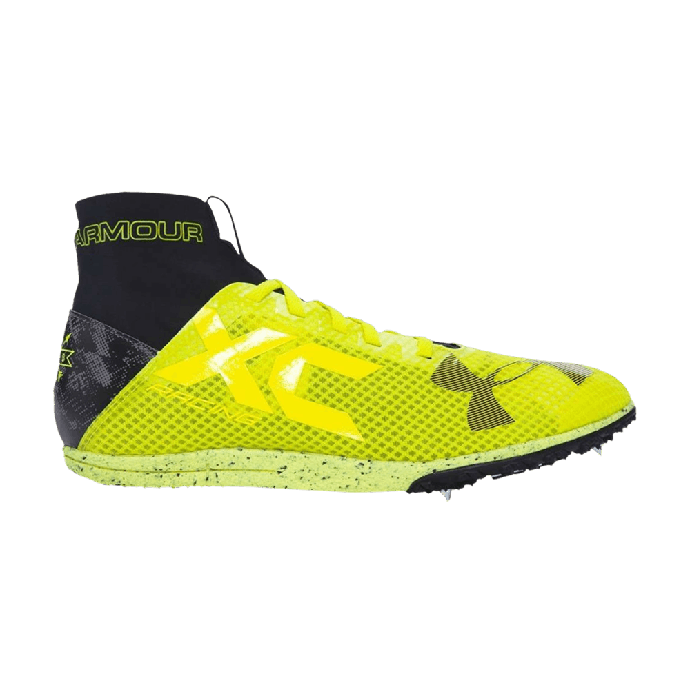 Under Armour Charged Bandit XC Spike 'Flash Black' 1273938-738 ...