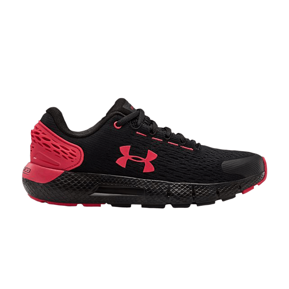 (Grade School) Under Armour Charged Rogue 2 'Black Red' 3022868-002 ...