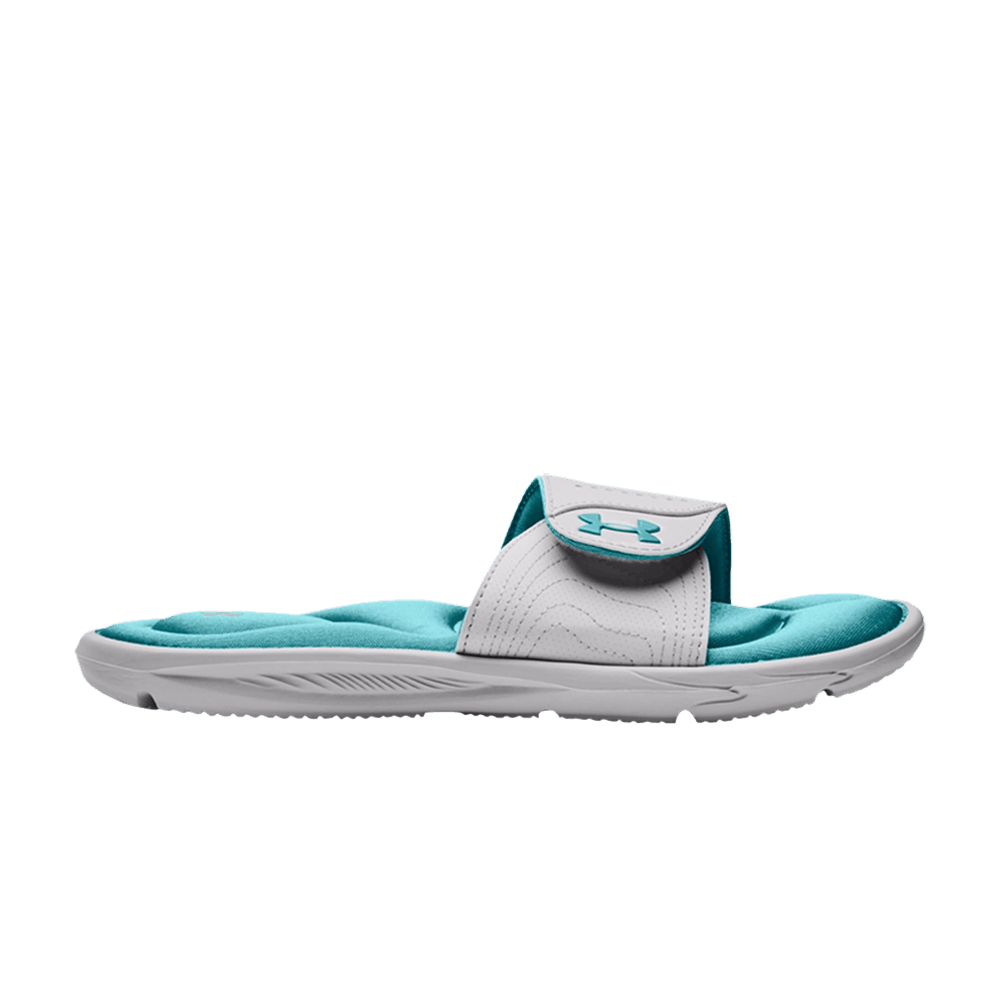 (Women) Under Armour Ignite 9 Slide 'Halo Grey Cosmos' 3022717‑105 ...