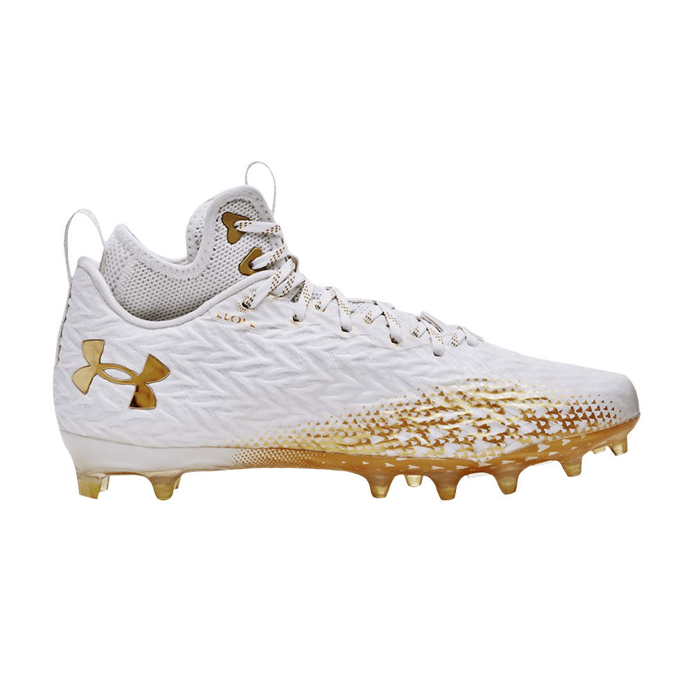 Under Armour Spotlight Clone 3.0 MC 'White Metallic Gold' 3026334-104 ...