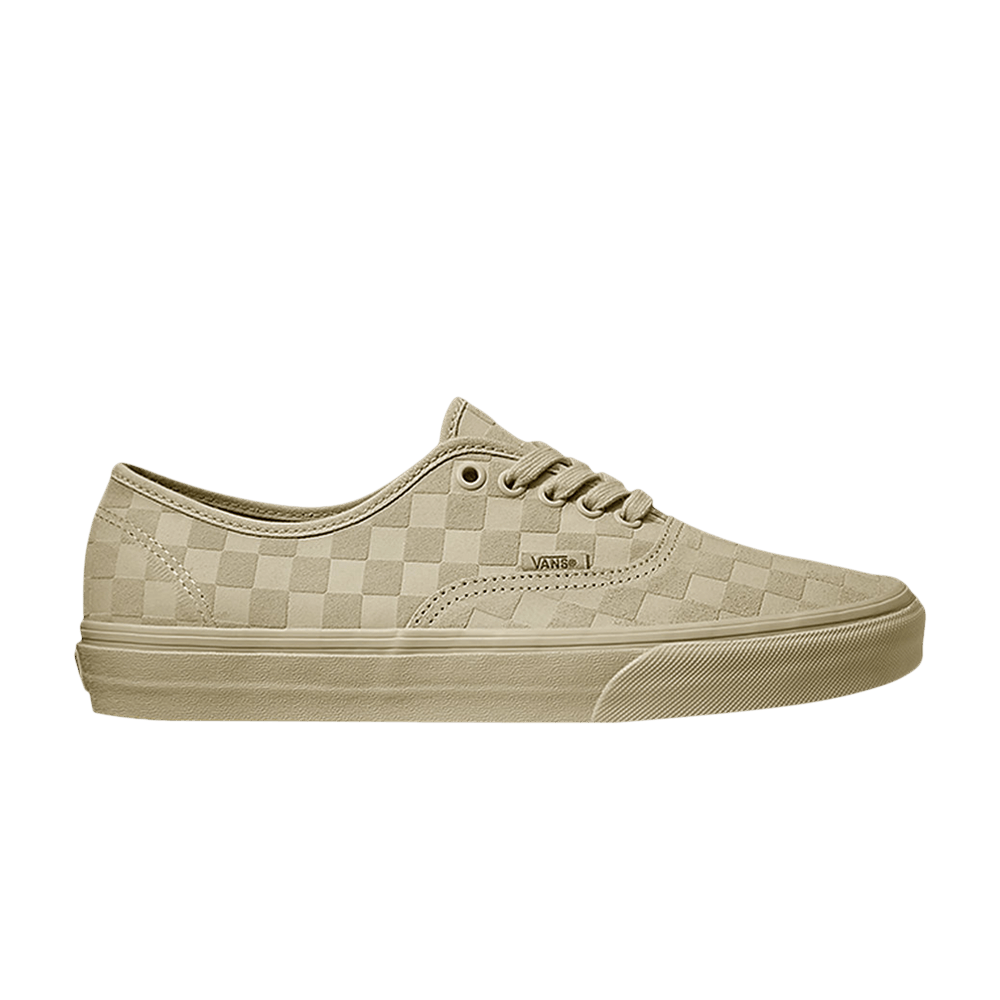 Vans Authentic 'Mono Checkerboard - Tan' VN0009PVTAN - VN0009PVTAN ...
