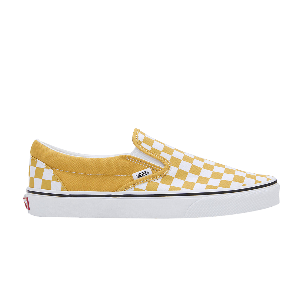 Vans Classic Slip-On 'Color Theory Checkerboard - Golden Glow ...