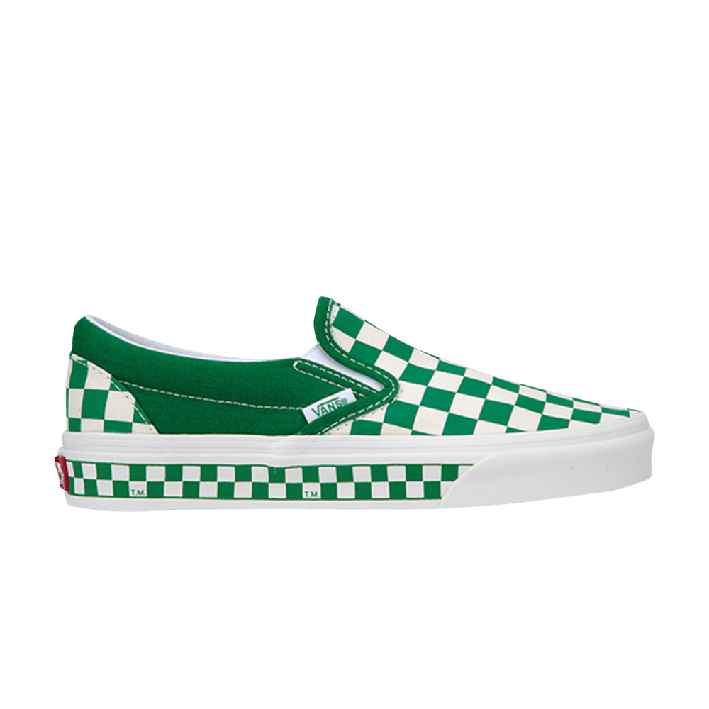 Vans Classic Slip-On 'Nextor Checkerboard - Jolly Green' VN0A38F7PVC ...