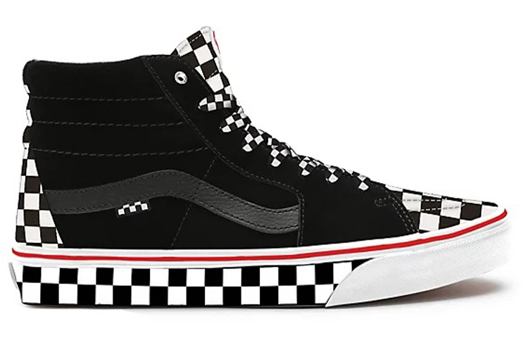 Beli Vans Customs Sk8-hi Skate Chessboard Black/White VN0A3CST061 ...