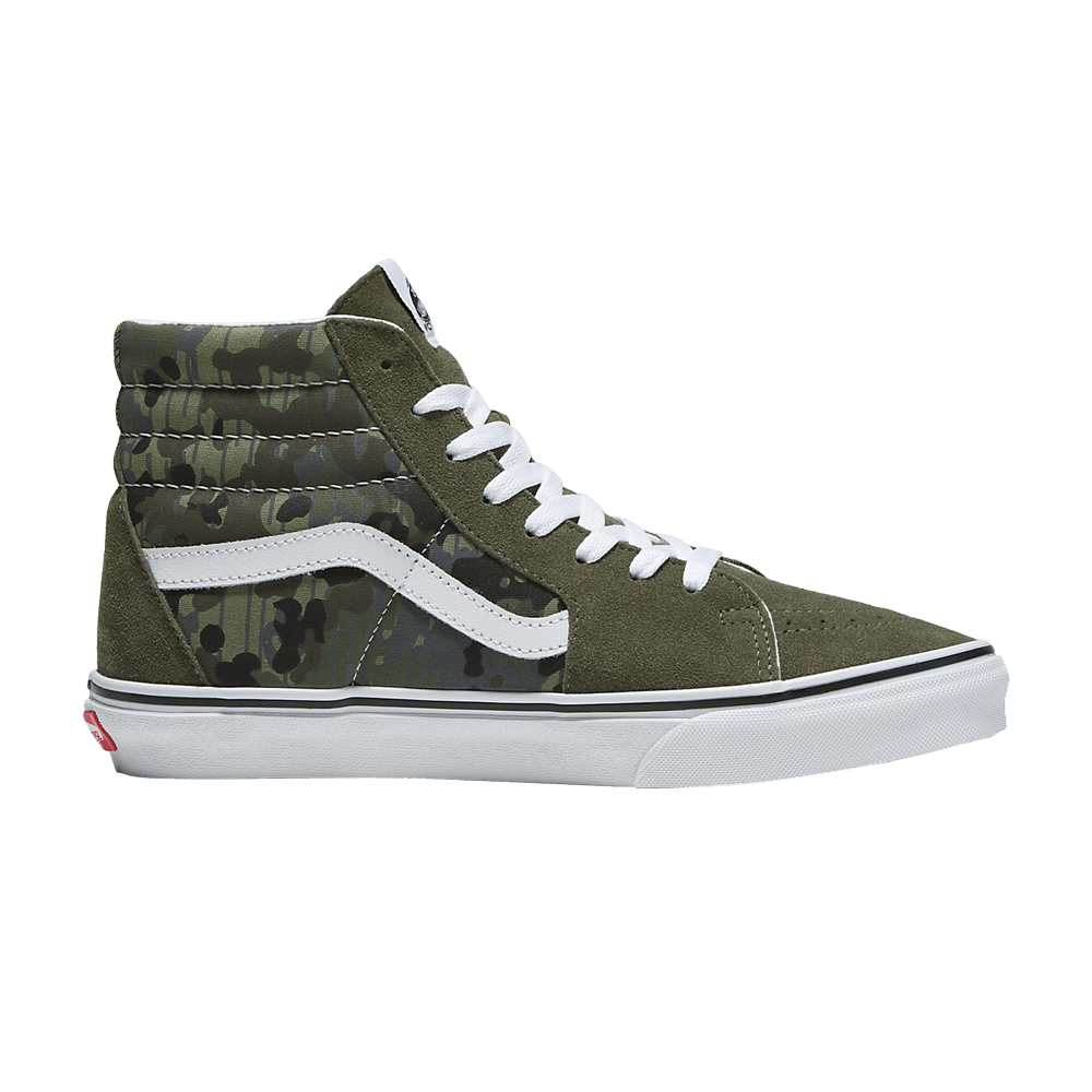 Vans Sk8‑Hi 'Rain Camo Green' VN0007NSBGK - VN0007NSBGK - Novelship