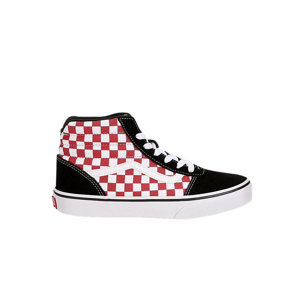 (Youth) Vans Ward High 'Checkerboard - Black Chili' VN0A38JAPVK ...
