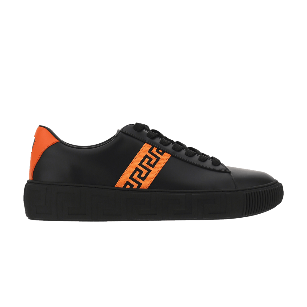 Versace Greca Sneaker 'Black Neon Orange' DSU8404‑1A00775‑2B840 ...