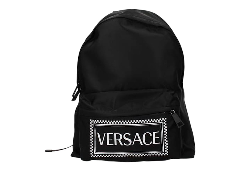Versace Vintage Logo Backpack Black/White - Novelship