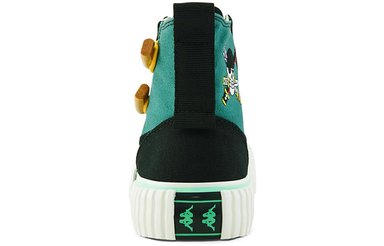 Buy x Kappa One Piece High-Top Canvas 'Black Green' KPCBEVS82C-3604 ...